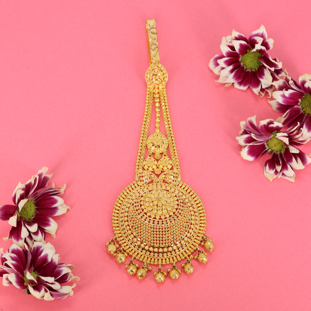Handcrafted 22K Gold Juda for Festive Wear | Sara Gandevikar