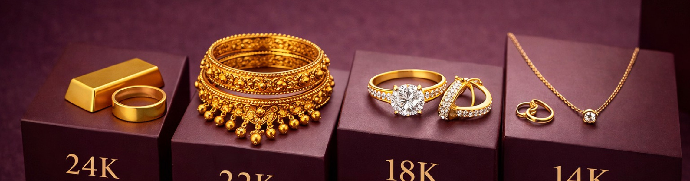 Understanding Gold Karats: 24K vs 22K vs 18K vs 14K